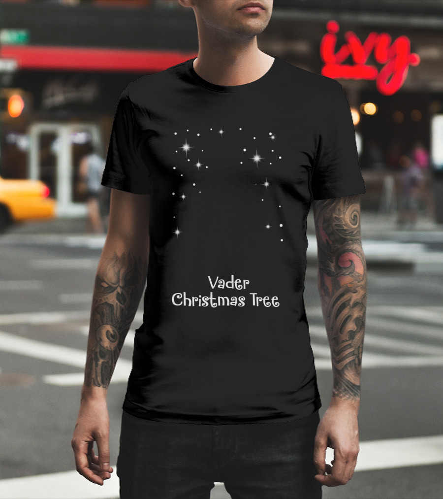 Vader Christmas Tree Star Wars Darth Vader T-Shirt