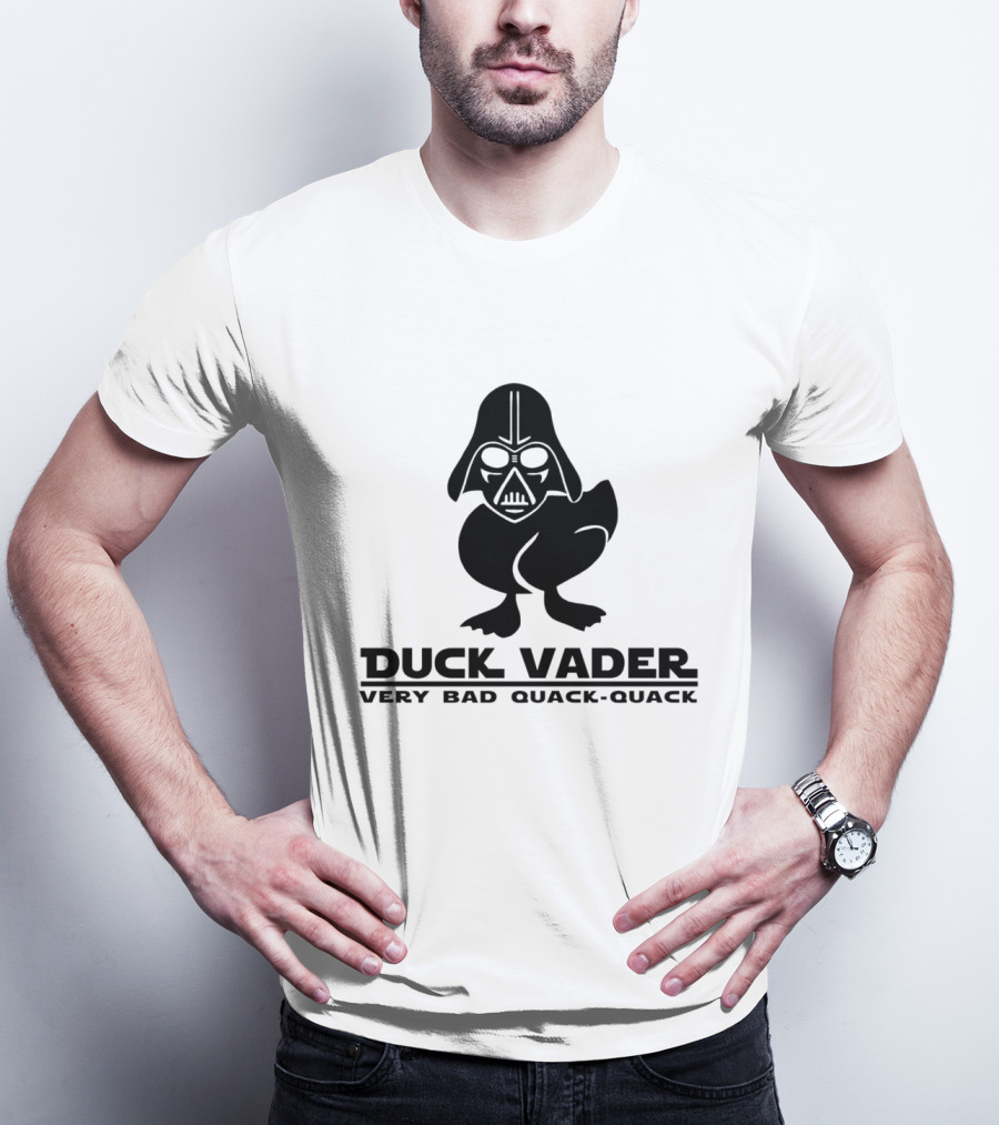 Duck Vader Very Bad Quack Quack Star Wars Darth Vader T-Shirt