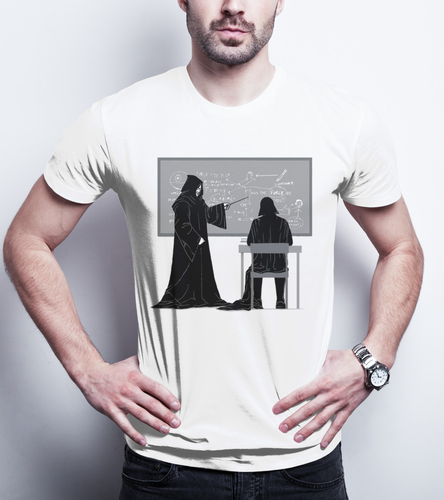 Teach The Force Darth Vader Dark Side Star Wars Classroom T-Shirt