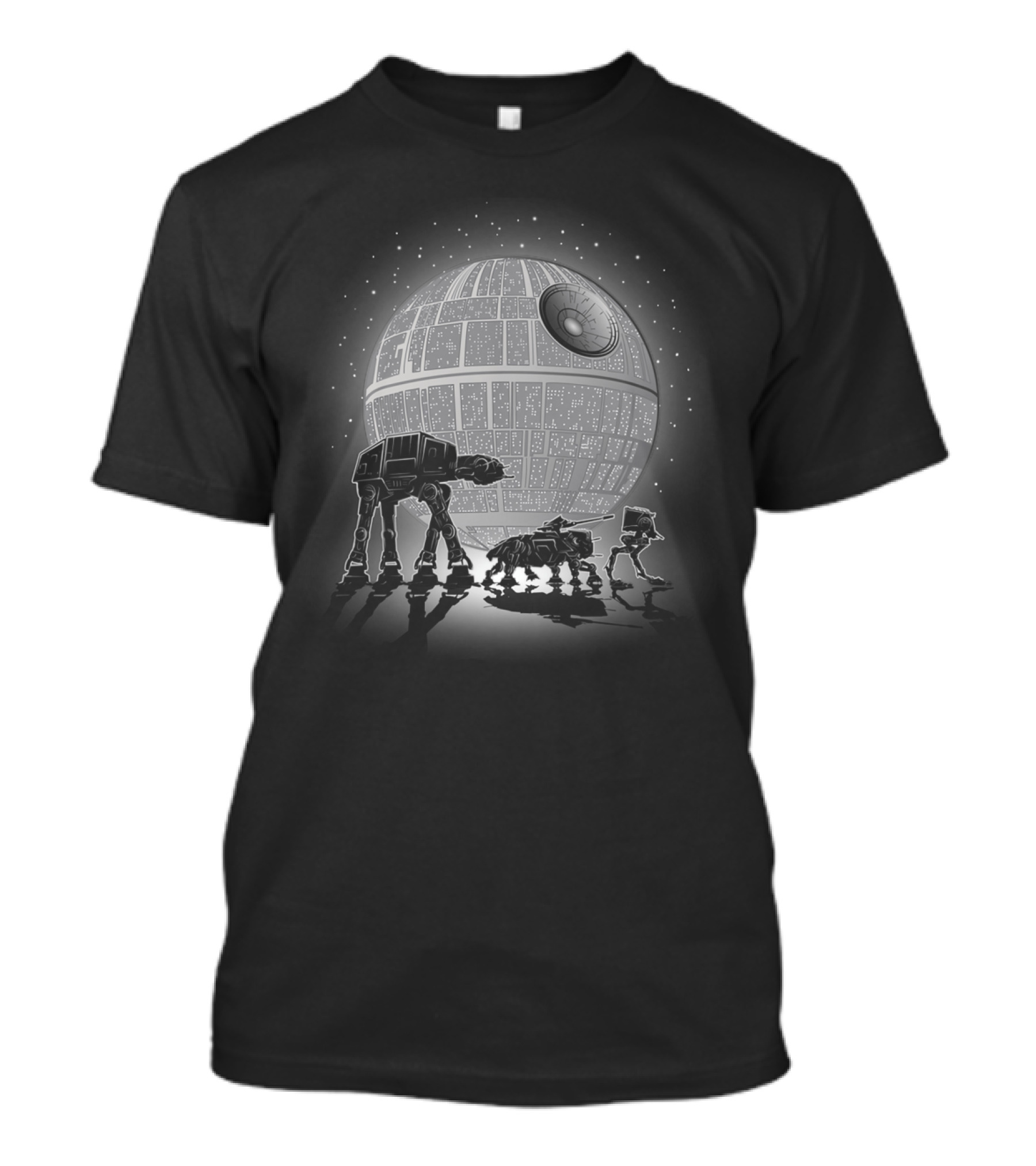 Droids Walking In Death Star Moon Star Wars AT-AT Evolution T-Shirt