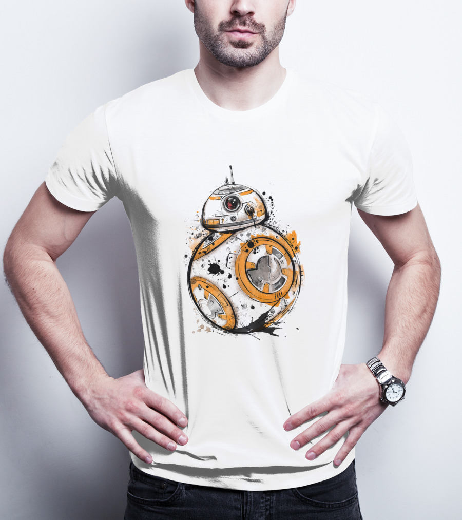Ink Tattoo Inspired BB-8 Droids Star Wars T-Shirt