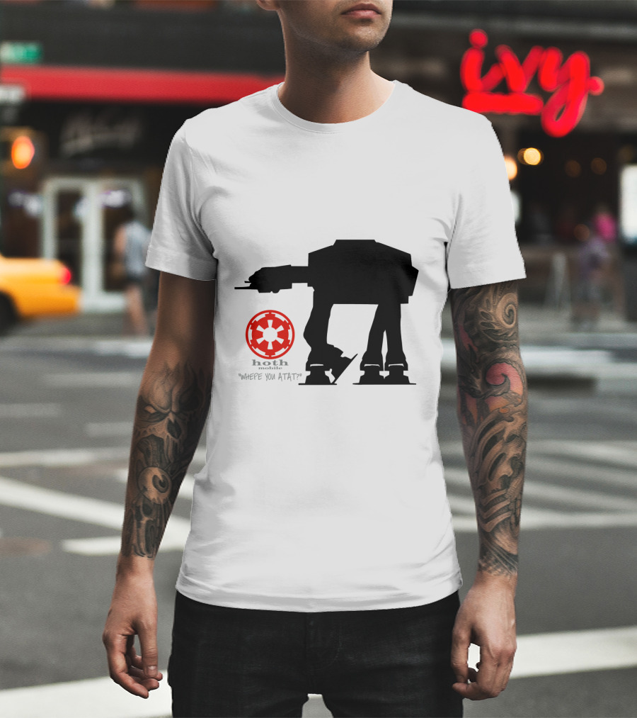 Hoth Mobile Whepe You AT-AT? Star Wars Droids T-Shirt