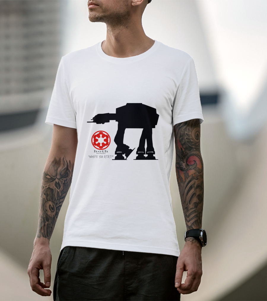 Hoth Mobile Whepe You AT-AT? Star Wars Droids T-Shirt