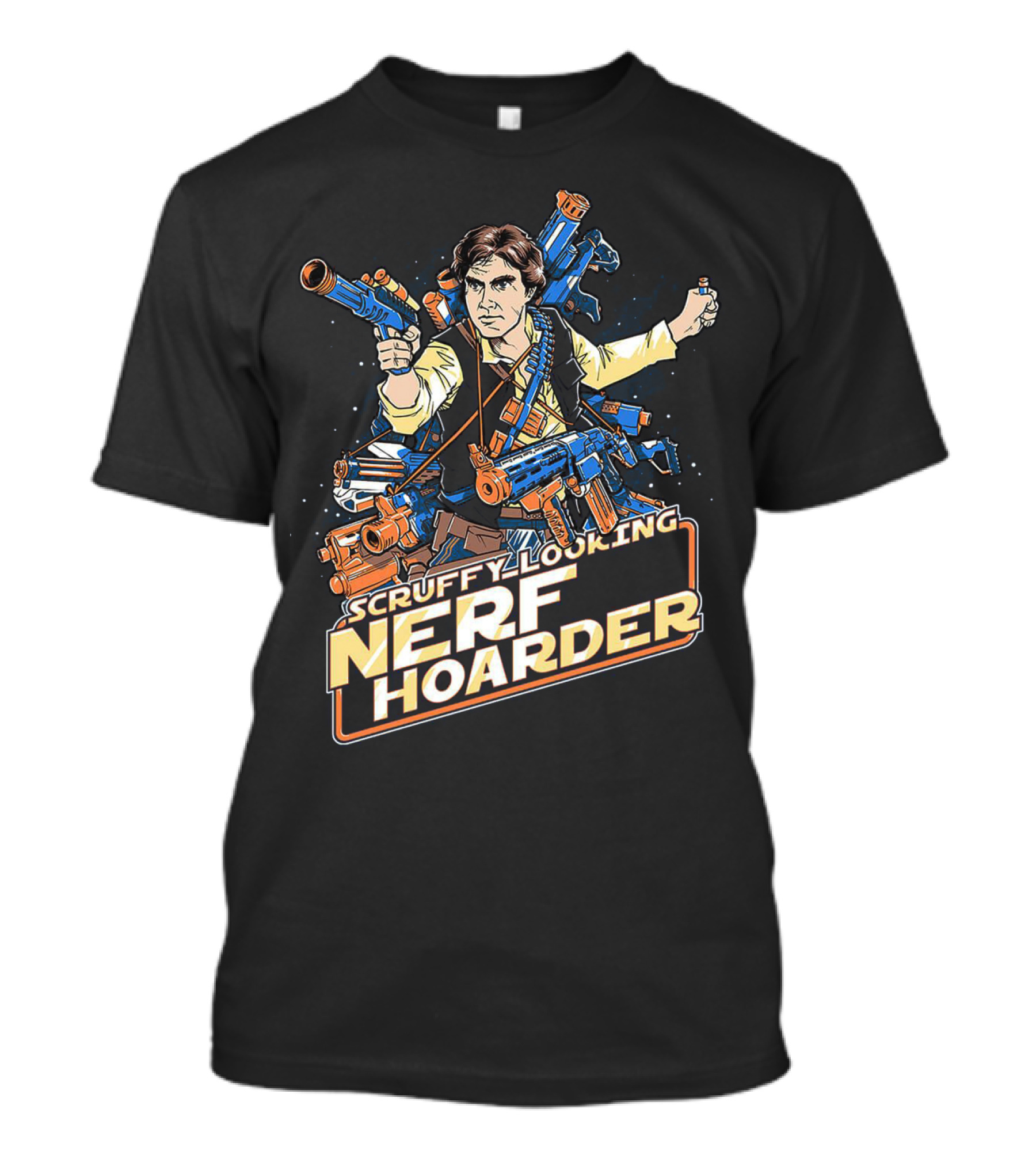 Scruffy Looking Nerf Hoarder Han Solo Star Wars T-Shirt