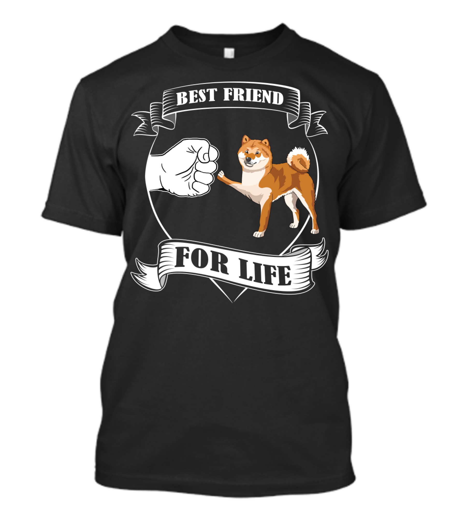 Best Friend For Life Dog Paw Bump T-Shirt
