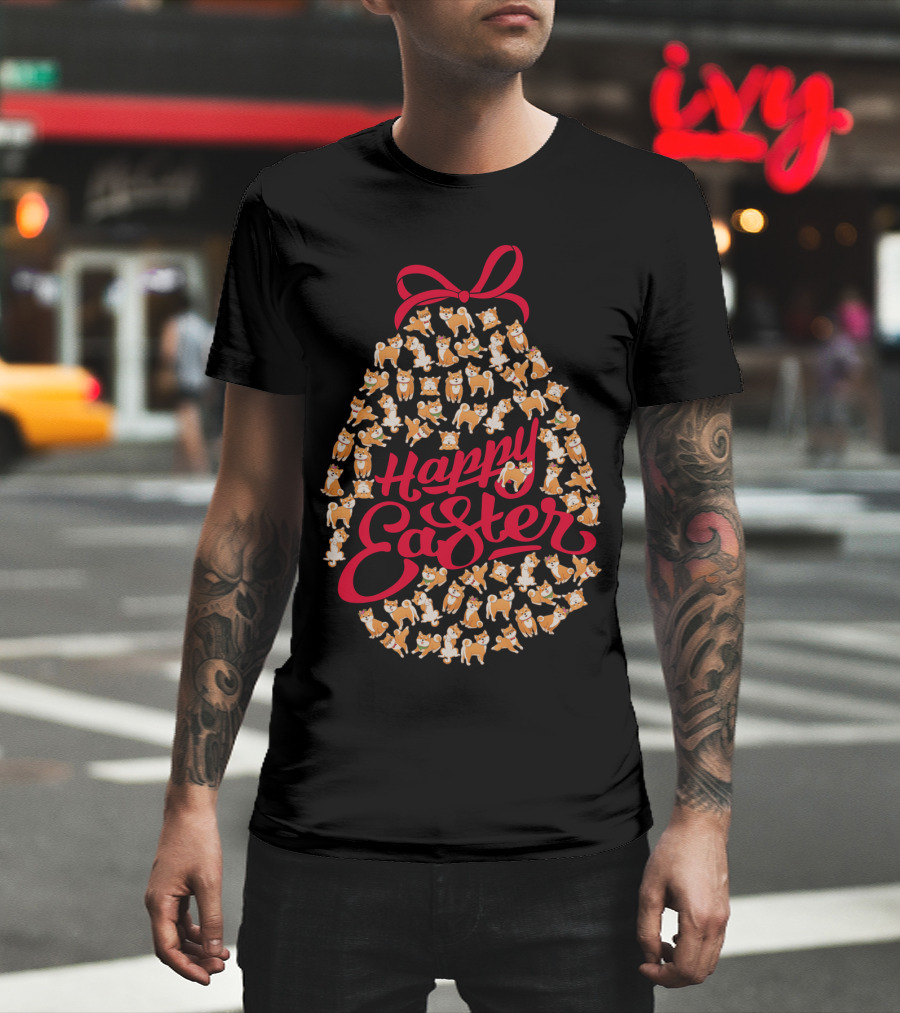 Happy Easter Corgi Egg T-Shirt