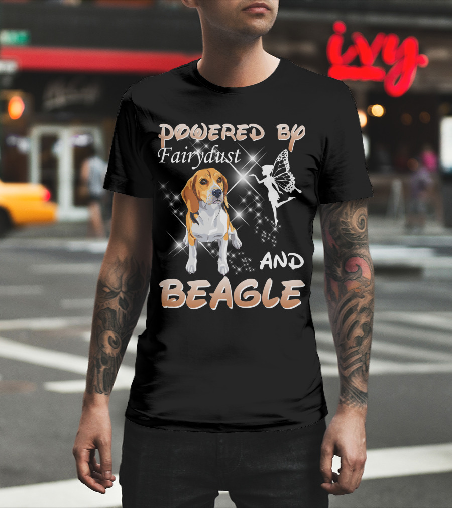 Powered By Fairydust And Beagle T-Shirt