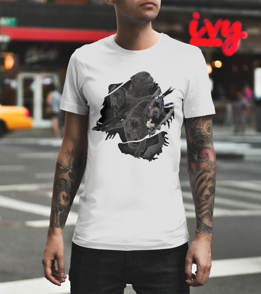 Cane Corso Black Dog Pack T-Shirt