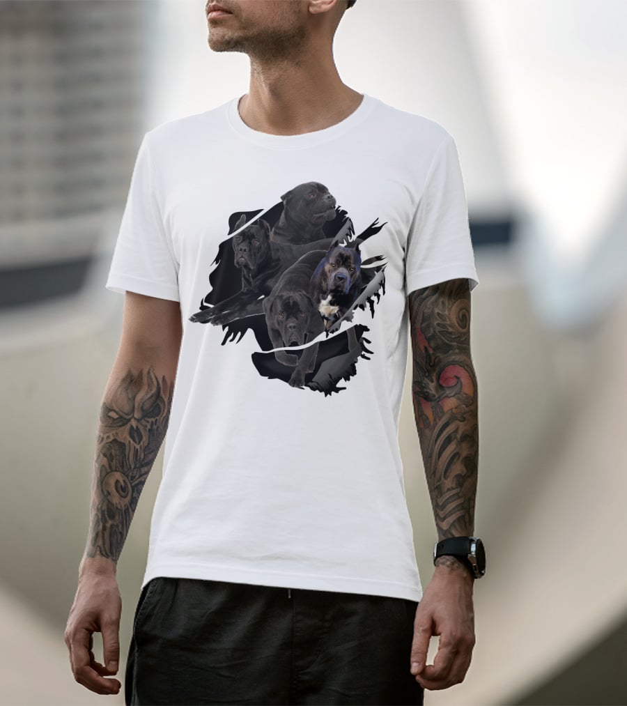 Cane Corso Black Dog Pack T-Shirt