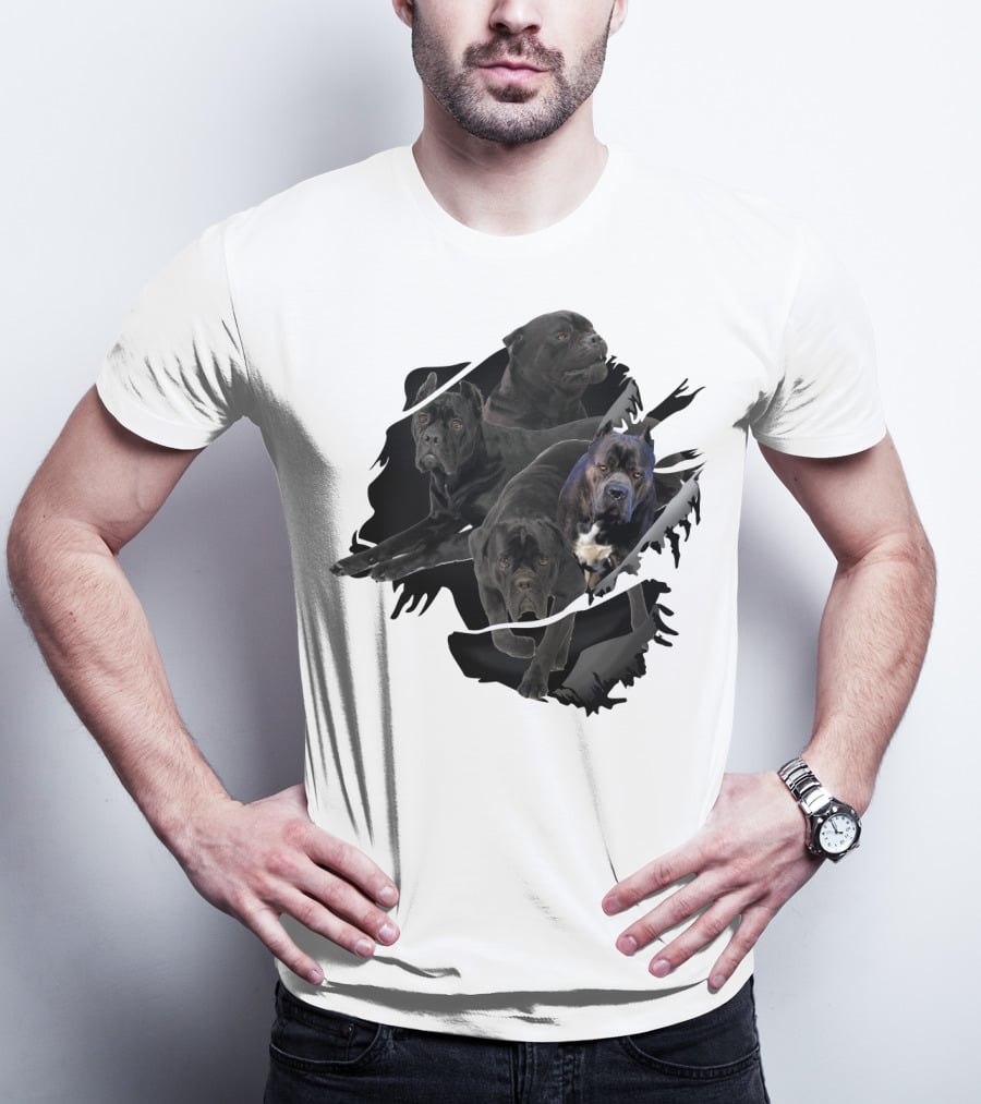 Cane Corso Black Dog Pack T-Shirt