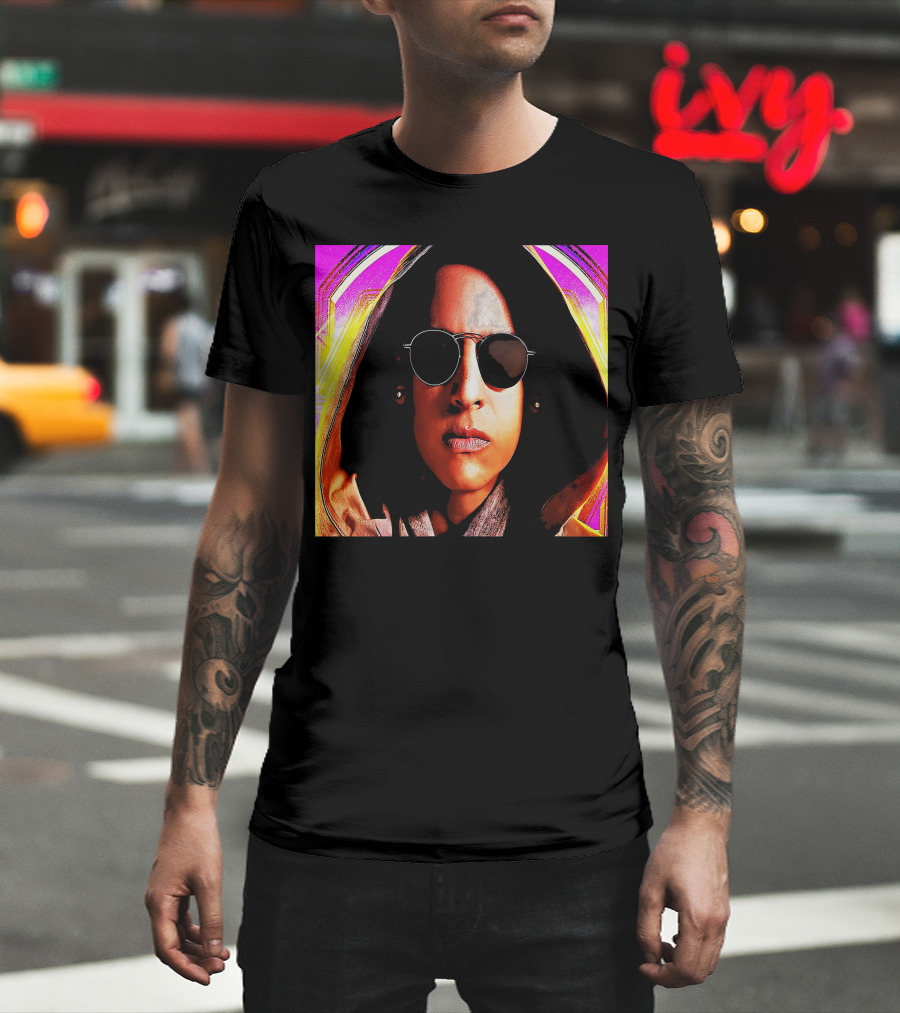 Papa Yankee Retro Neon Sunglasses T-Shirt