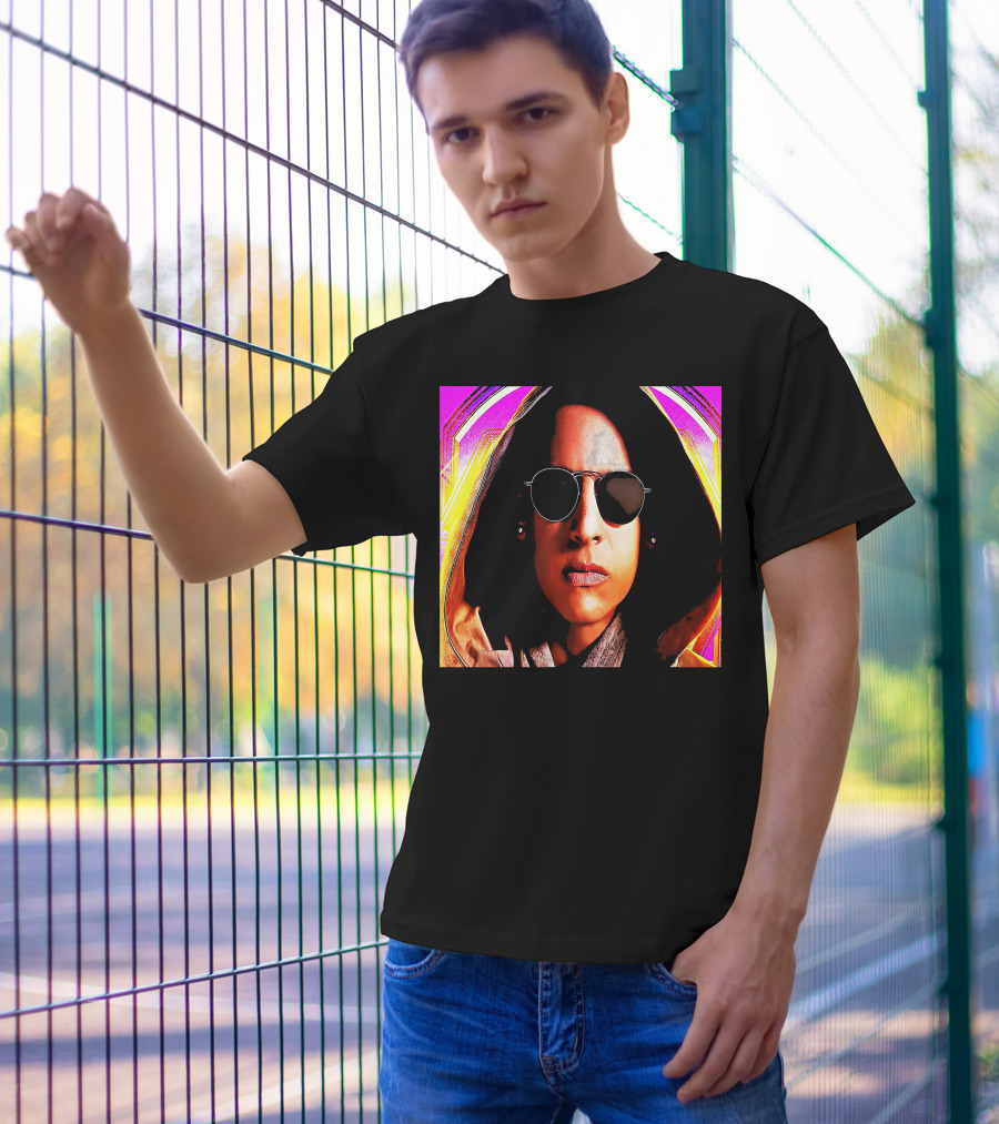 Papa Yankee Retro Neon Sunglasses T-Shirt