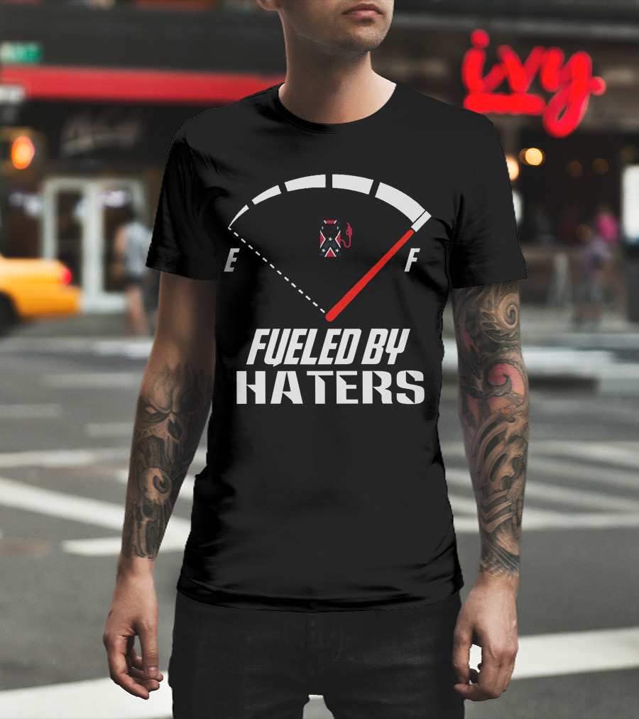 Southern United States Fueled By Haters E F Meter Flag T-Shirt