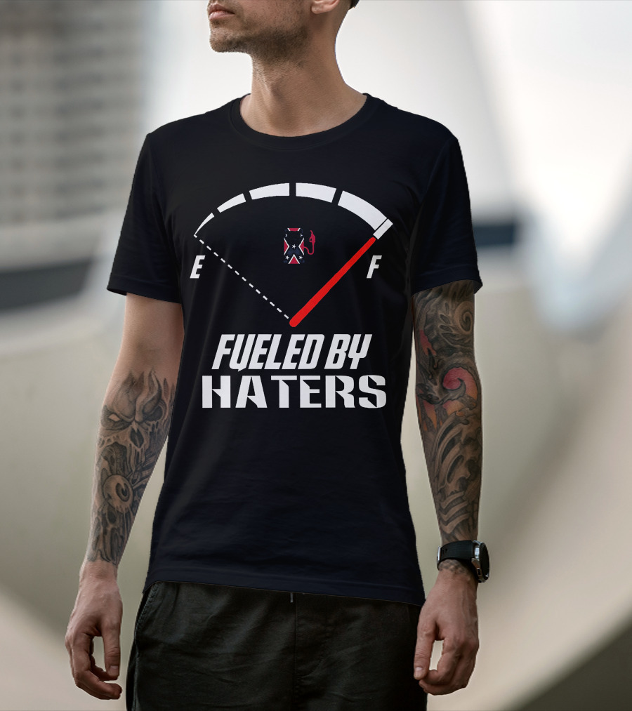 Southern United States Fueled By Haters E F Meter Flag T-Shirt