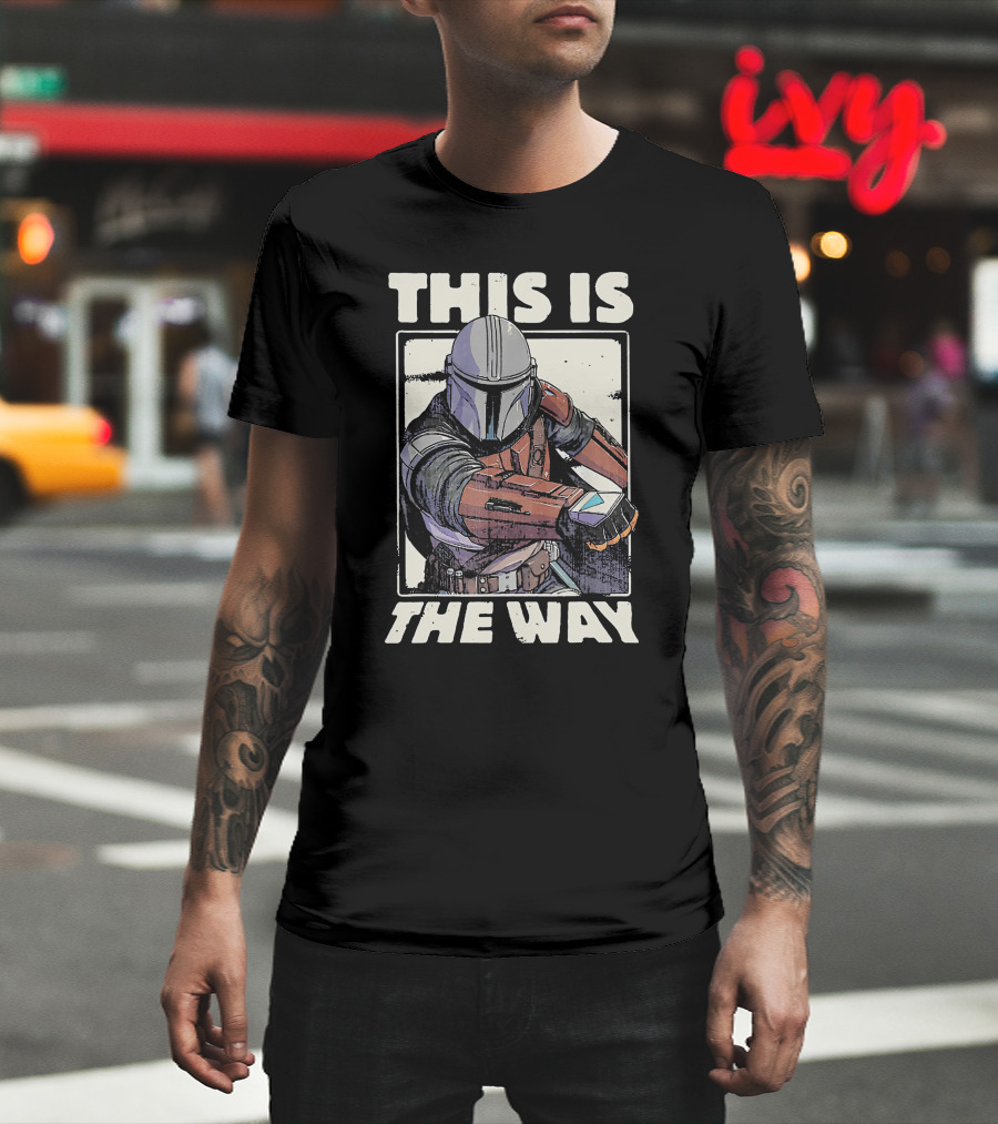 This Is The Way Mandalorian Warrior Emblem T-Shirt
