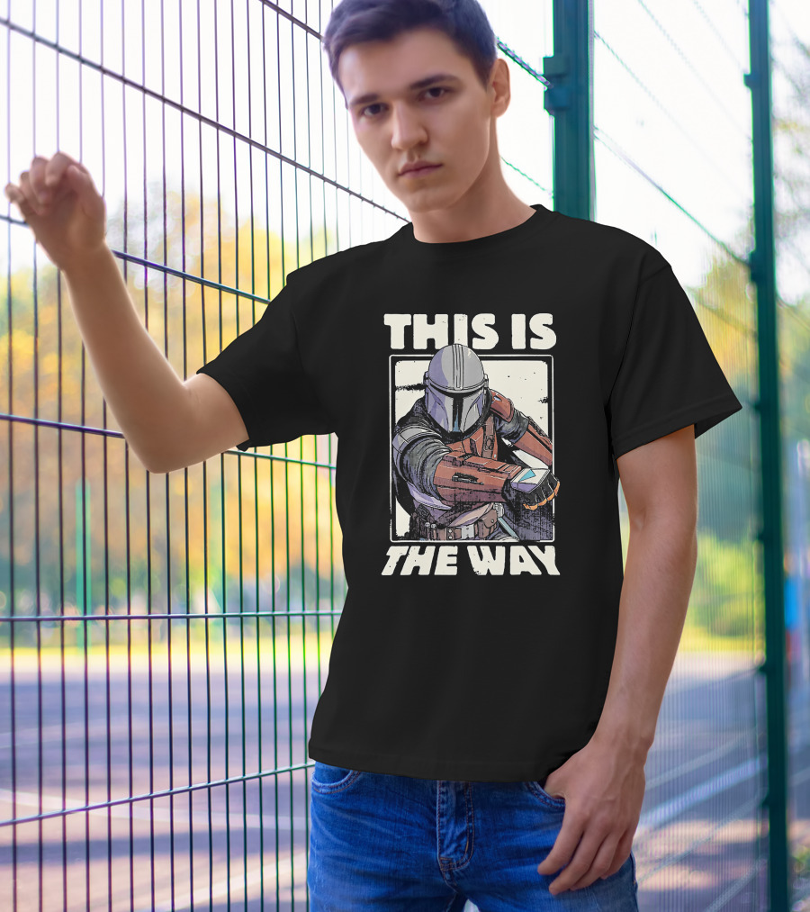 This Is The Way Mandalorian Warrior Emblem T-Shirt