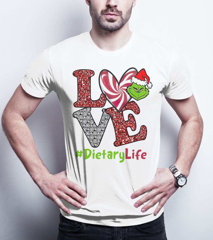 LOVE Grinch Heart #DietaryLife T-Shirt