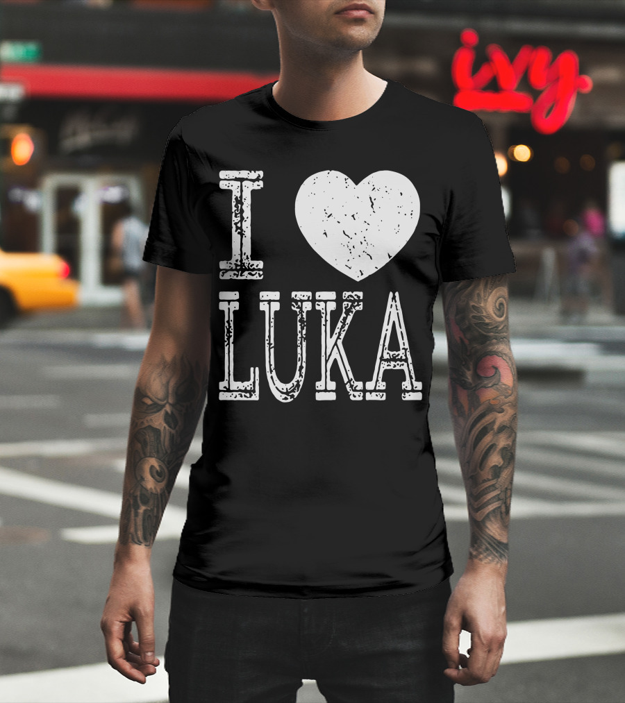 I Love Luka Basketball NFL T-Shirt