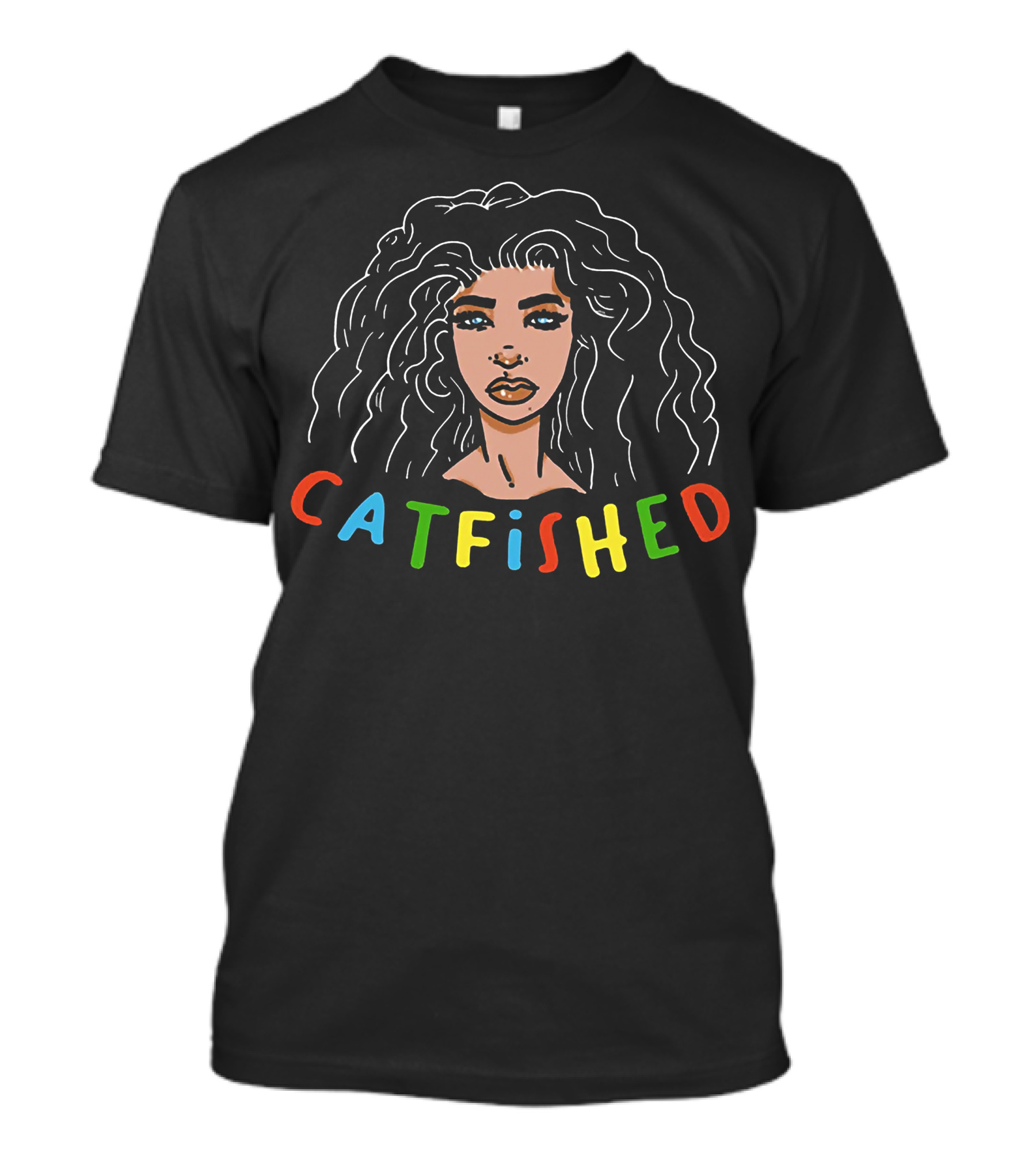 Vereena Catfished Youtube Bold Multicolor T-Shirt