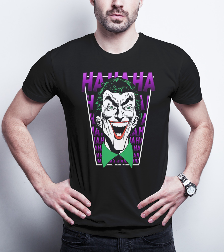 The Joker Hahaha Iconic Laugh T-Shirt