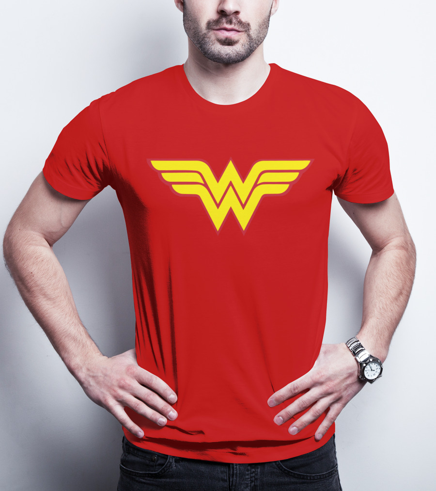 Wonder Woman Classic Yellow Emblem T-Shirt
