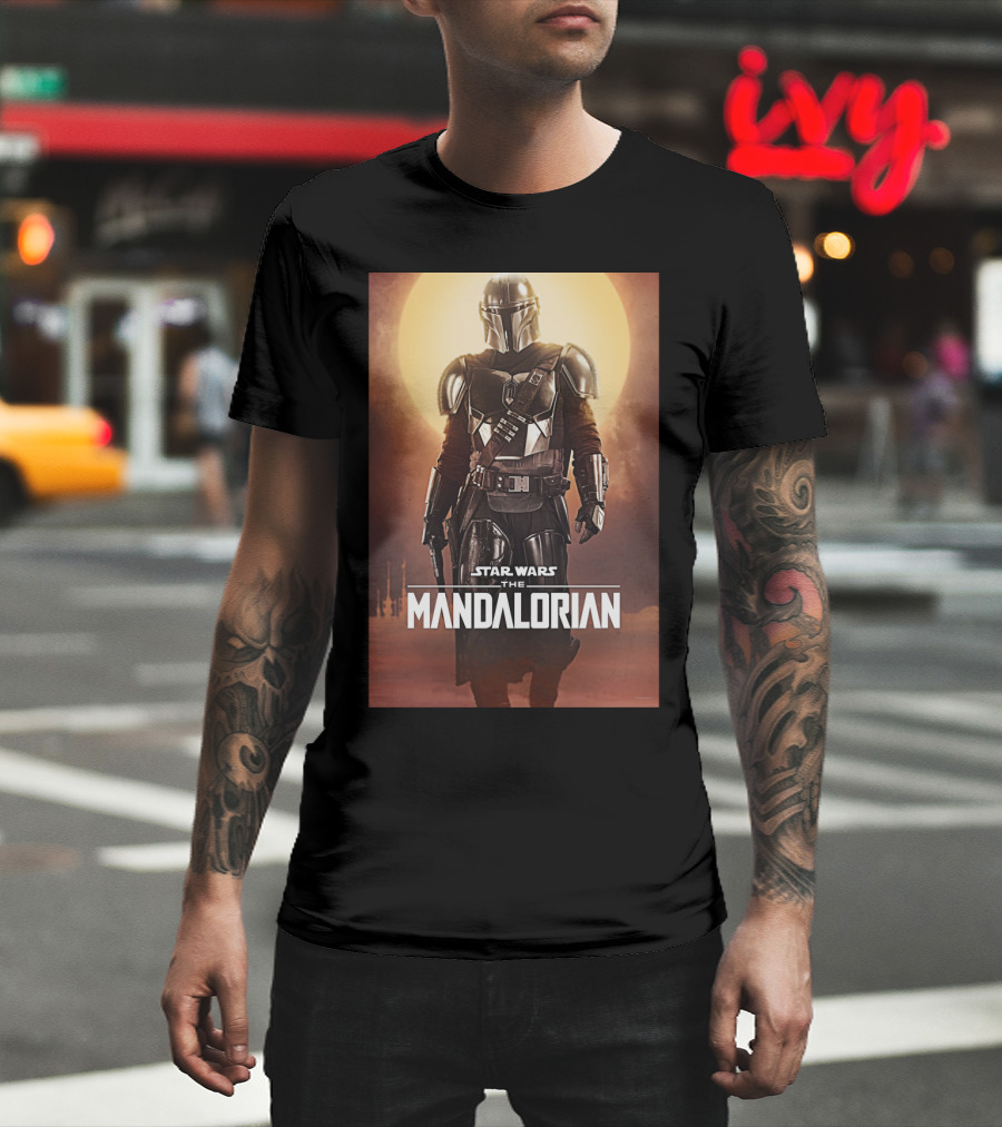 Star Wars The Mandalorian Bounty Hunter T-Shirt