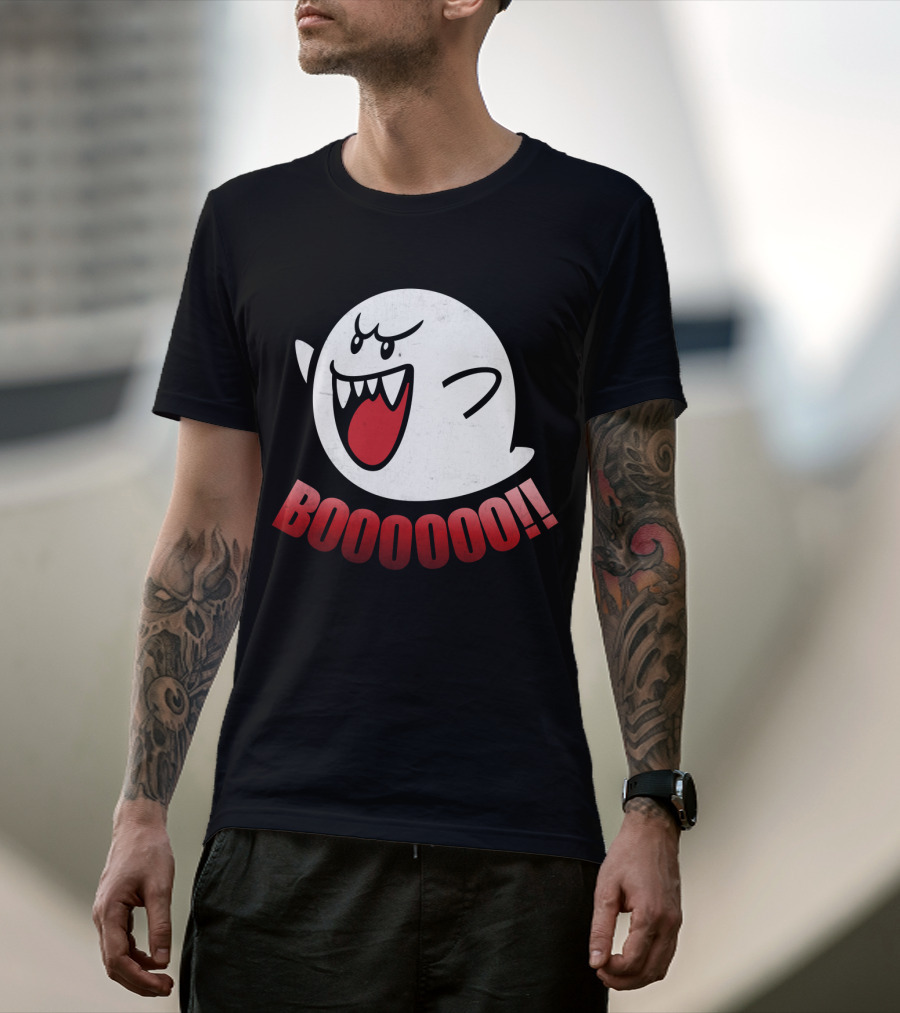 Super Mario Boo Ghost Booooo T-Shirt