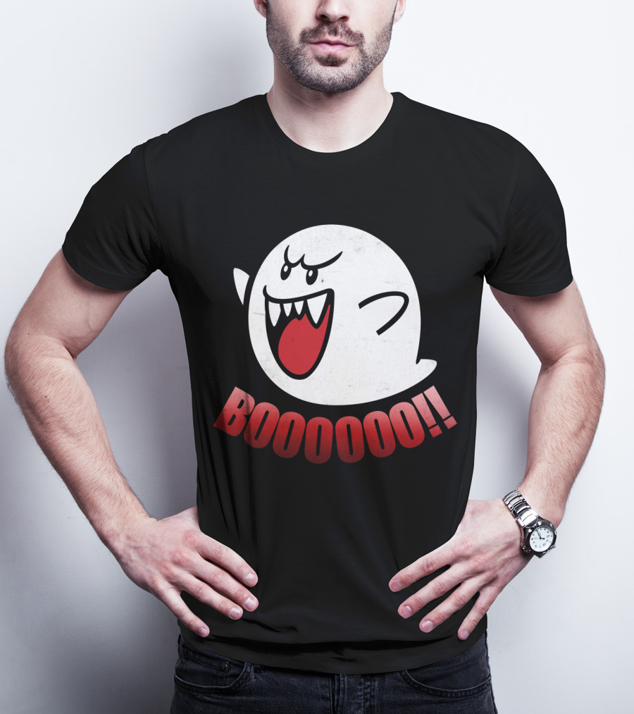 Super Mario Boo Ghost Booooo T-Shirt