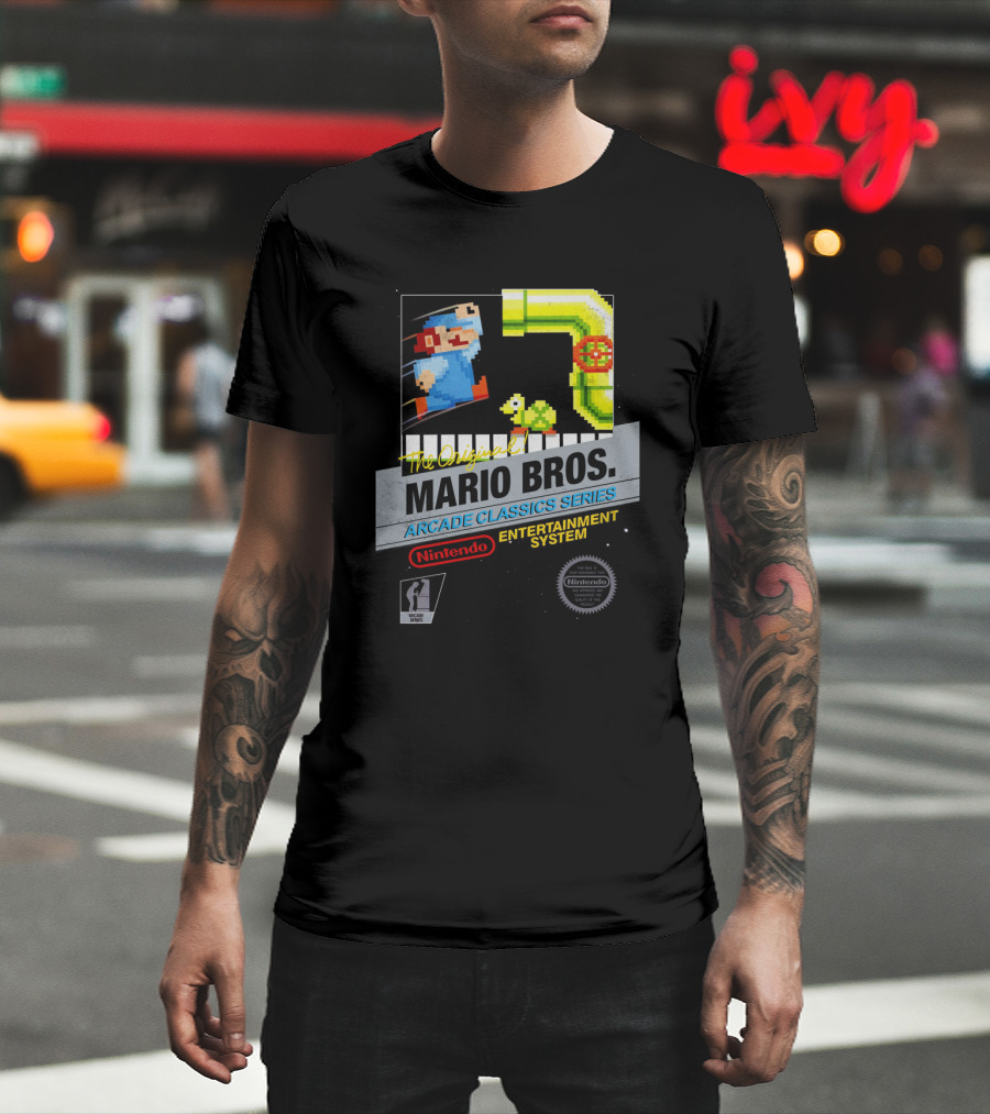 The Original Nintendo Entertainment System Mario Bros Arcade Classics Series T-Shirt