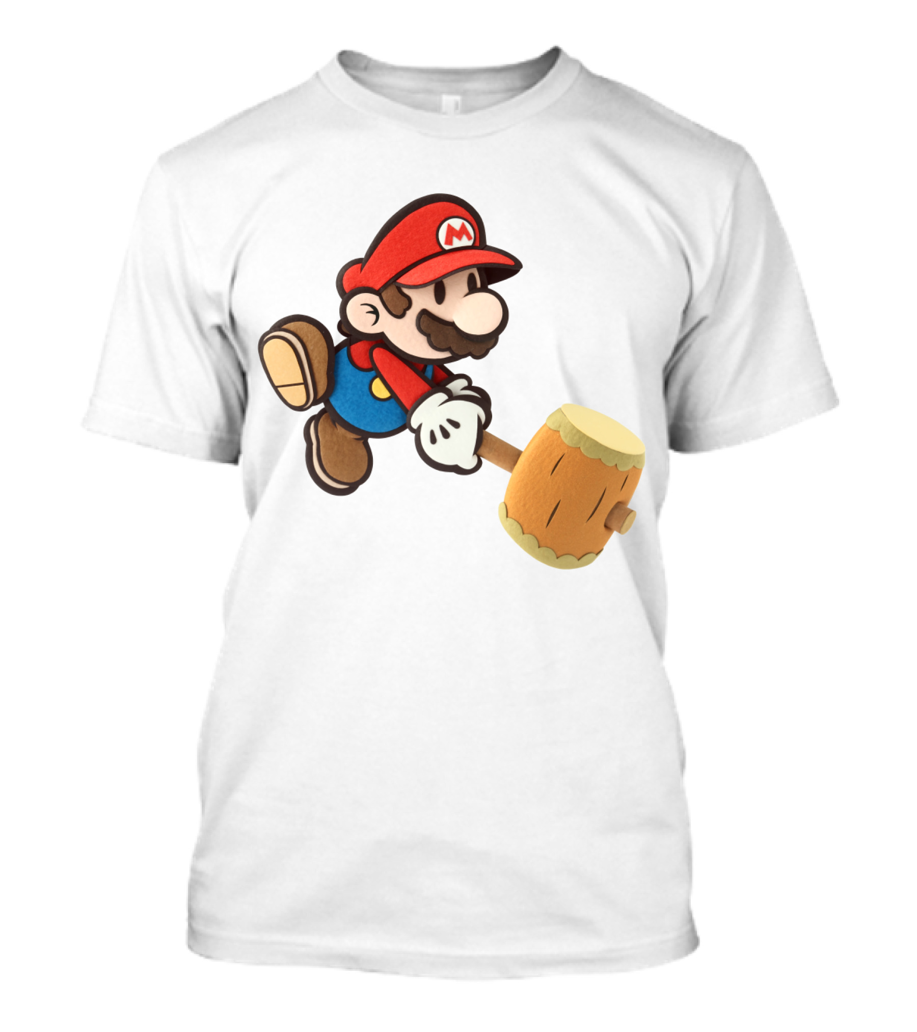 Super Mario Paper Hammer Mario T-Shirt
