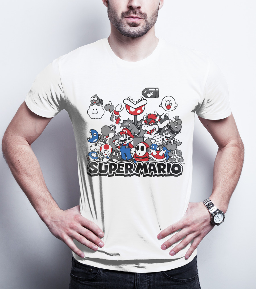 Super Mario Characters Compilation T-Shirt