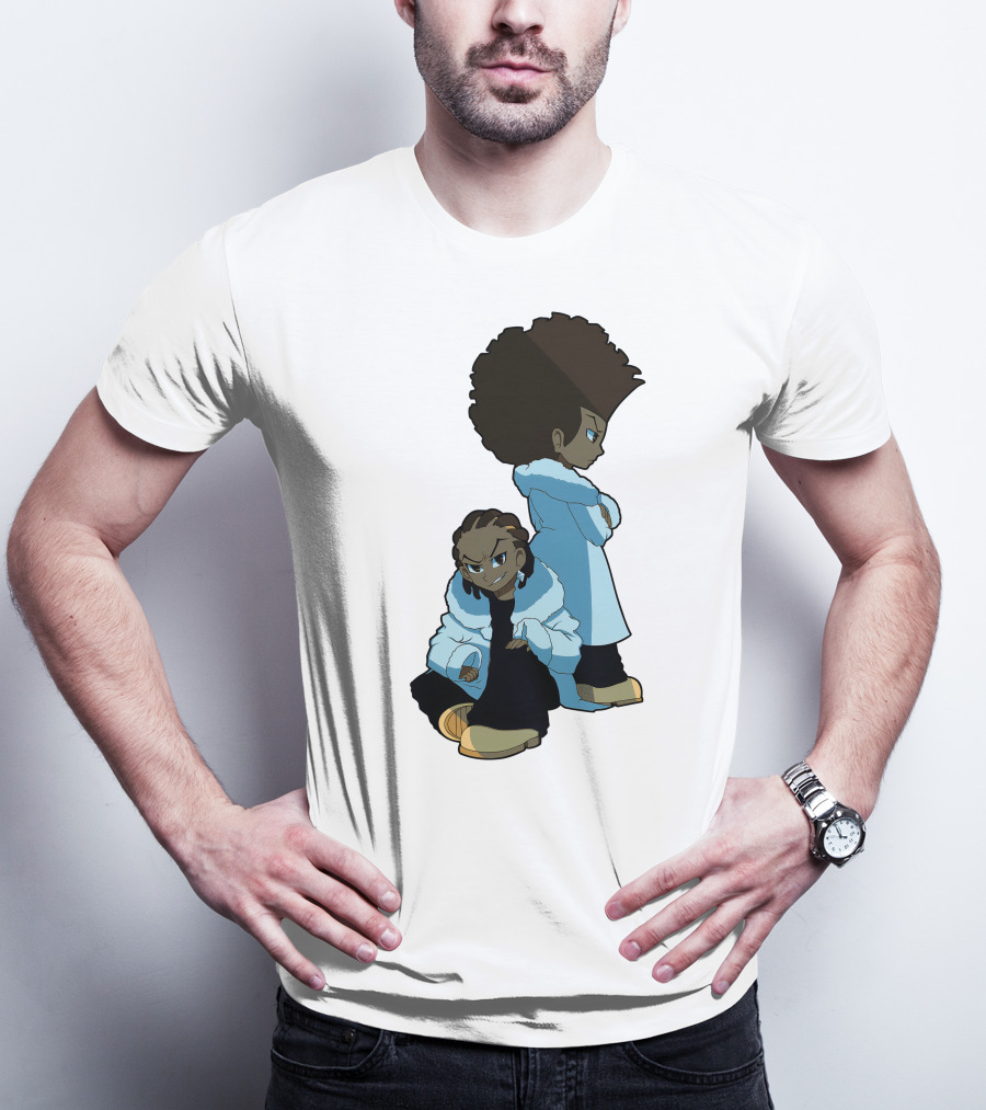 The Boondocks Huey And Riley Characters T-Shirt