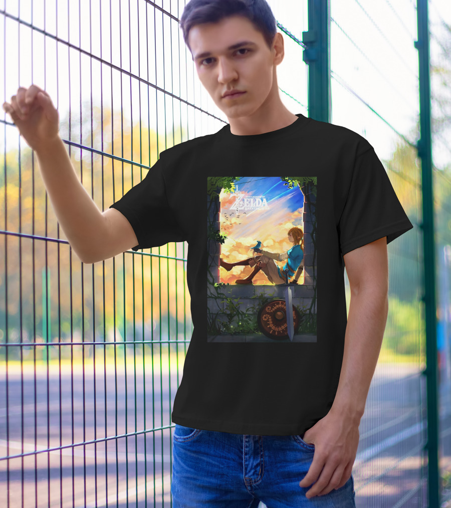 The Legend Of Zelda Breath Of The Wild Heroic Reflection T-Shirt