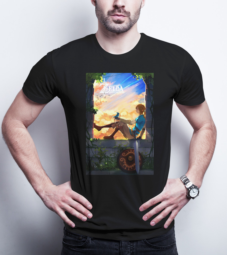 The Legend Of Zelda Breath Of The Wild Heroic Reflection T-Shirt