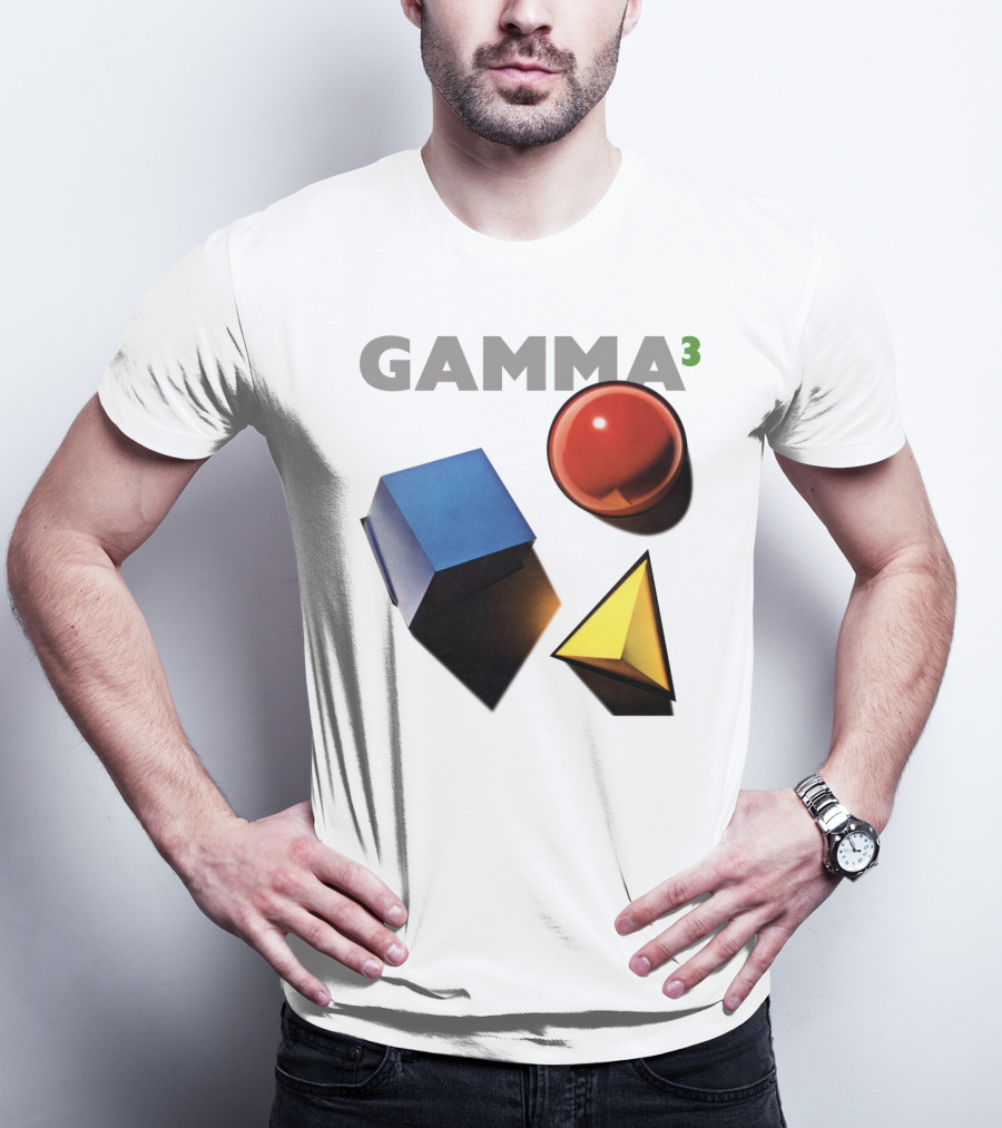 GAMMA 3 Geometric Shapes Cube Sphere Pyramid T-Shirt