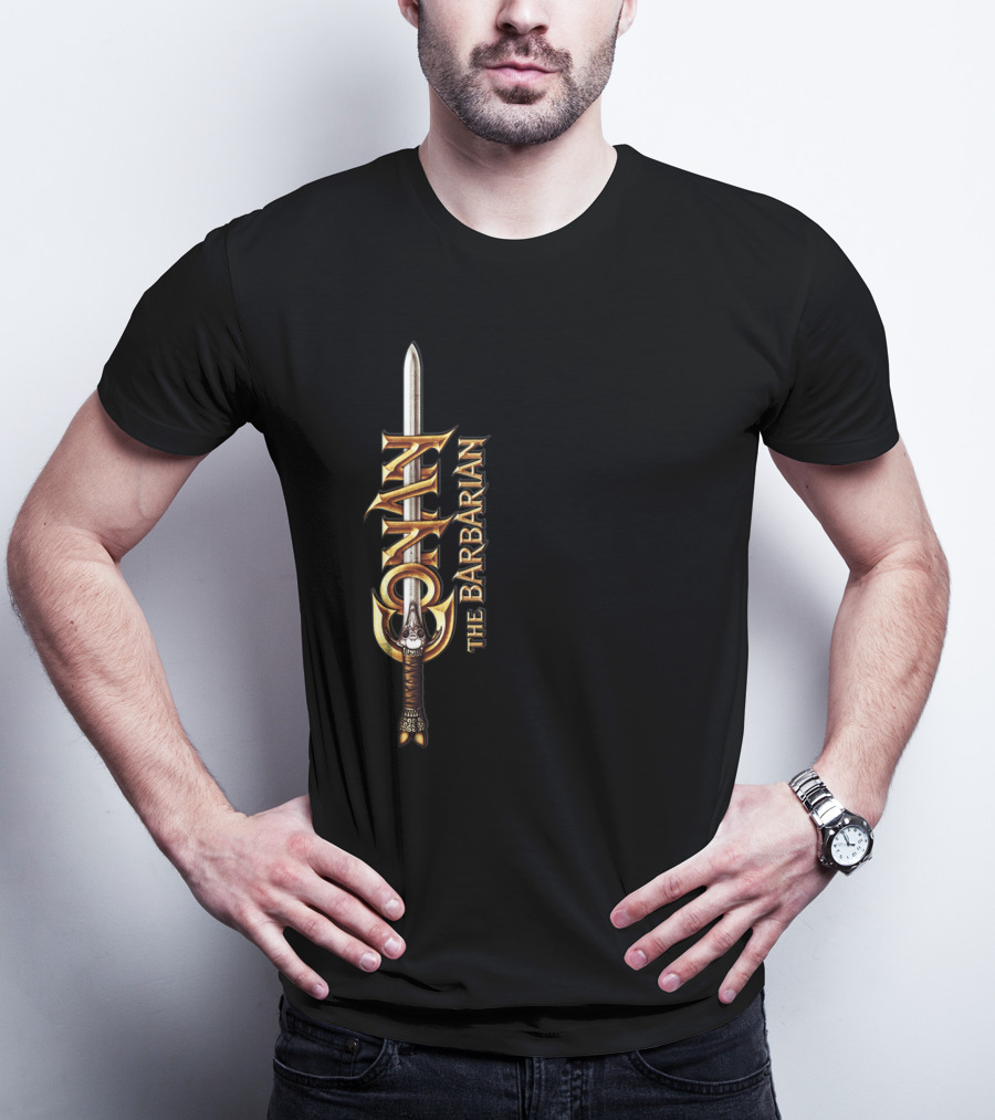 Conan The Barbarian Sword Logo CB 036 T-Shirt