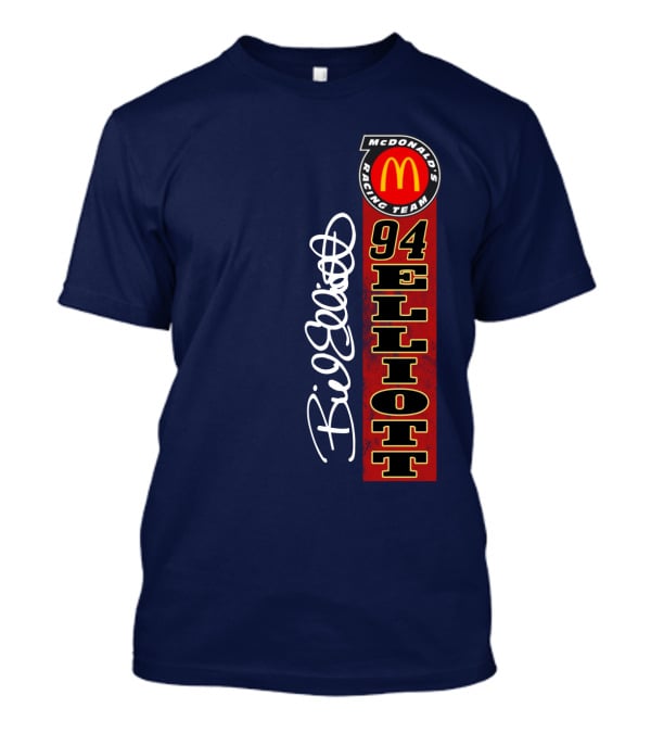 McDonald's Racing Team 94 Bill Elliott Signature T-Shirt