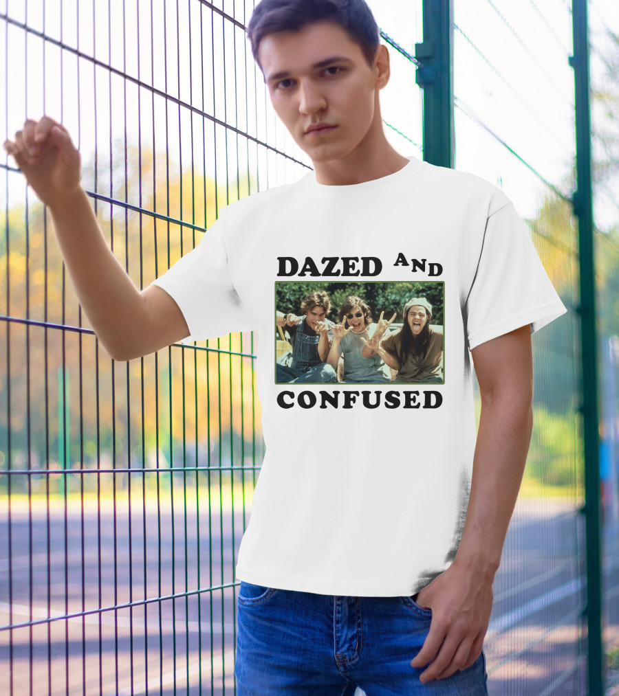 Dazed And Confused 1993 Movie Cast Rock Hands Scene T-Shirt