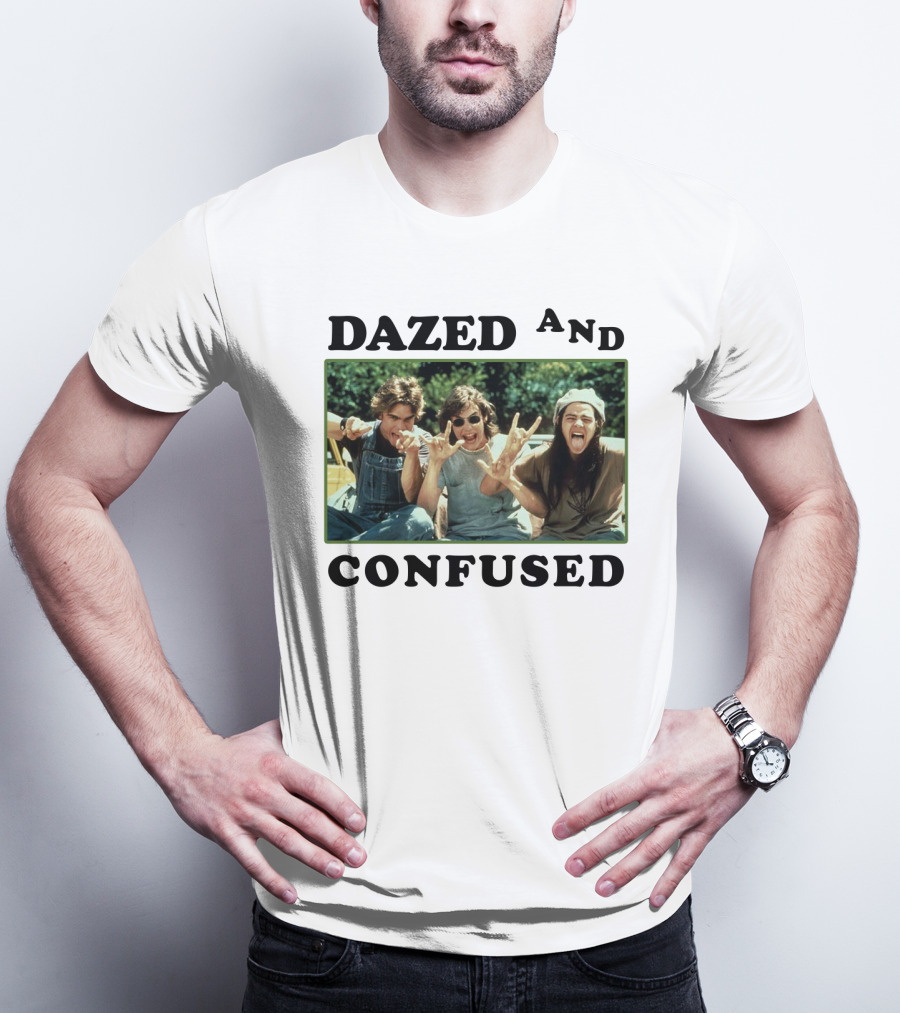 Dazed And Confused 1993 Movie Cast Rock Hands Scene T-Shirt