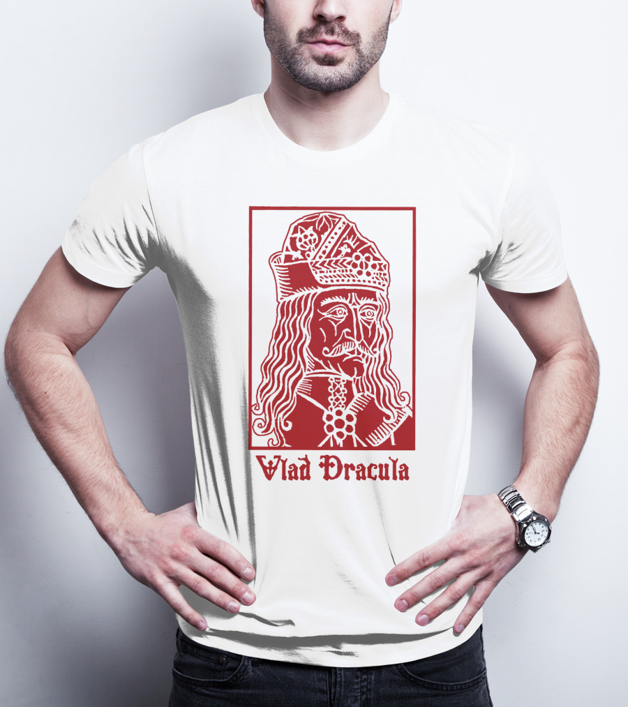 Vlad Dracula Vampire Icon Gothic T-Shirt