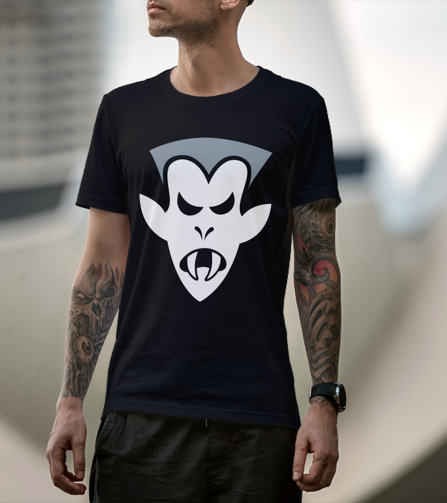 Halloween Angry Vampire Face T-Shirt
