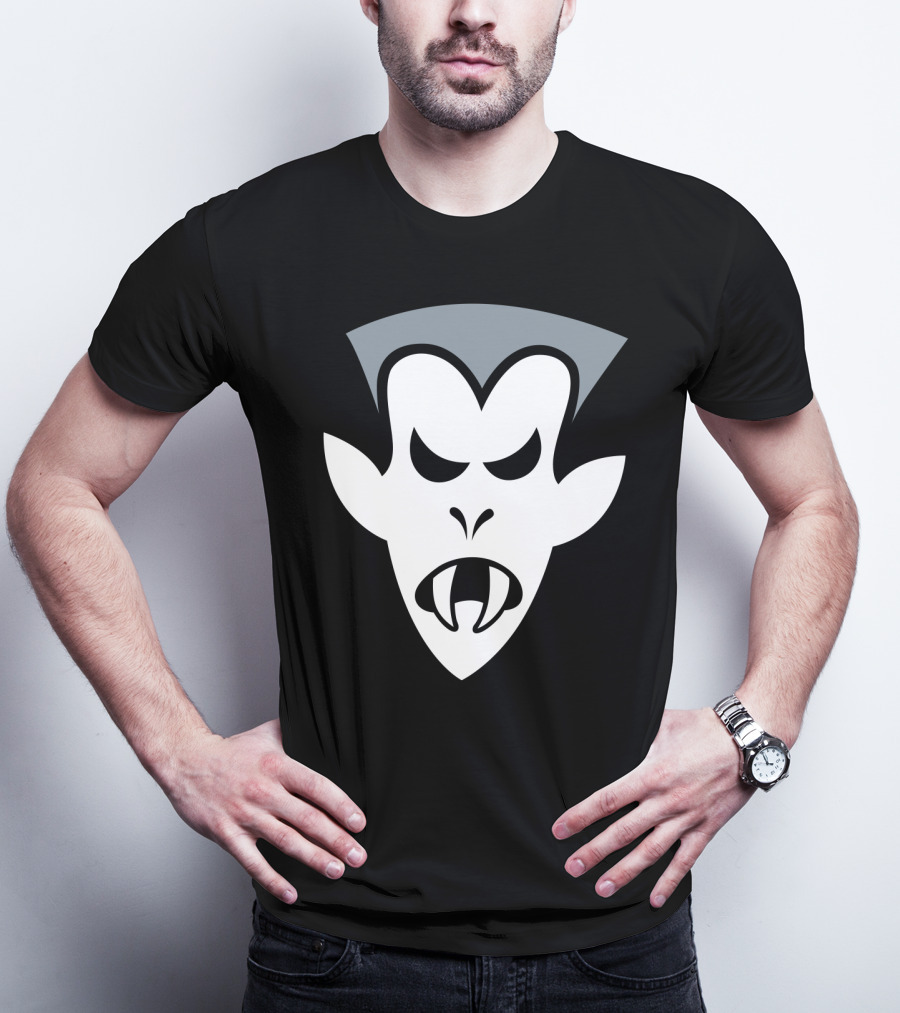 Halloween Angry Vampire Face T-Shirt