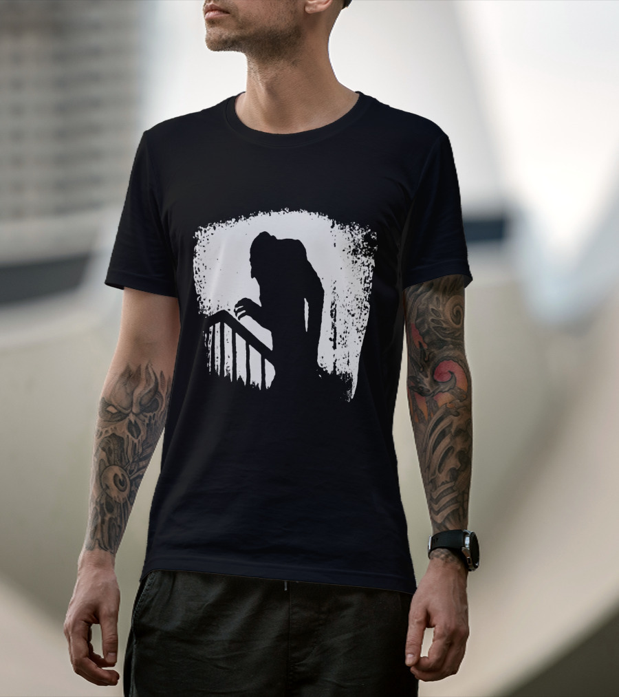 Nosferatu Vintage Horror Silhouette Icon Classic T-Shirt