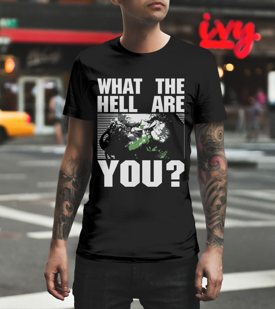 Predator Alien What The Hell Are You? T-Shirt
