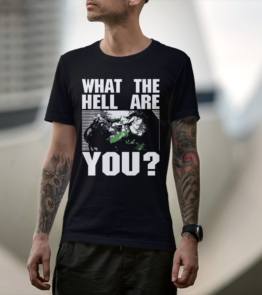 Predator Alien What The Hell Are You? T-Shirt