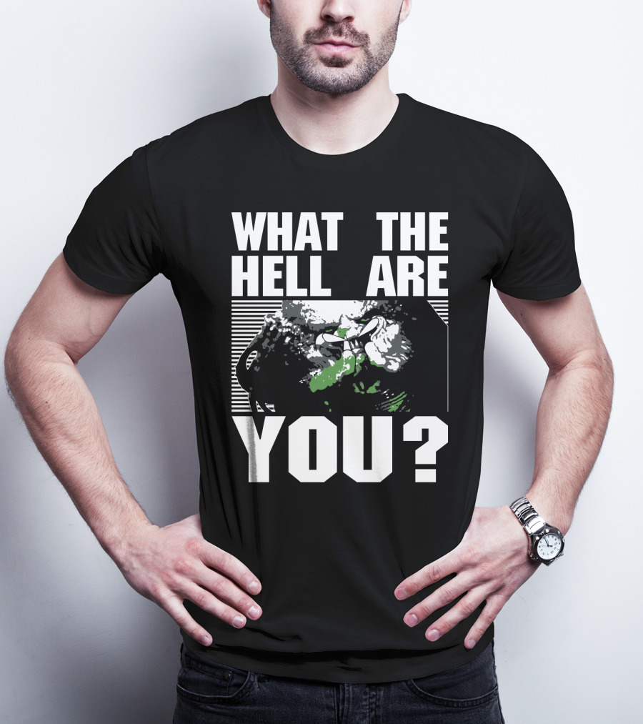 Predator Alien What The Hell Are You? T-Shirt