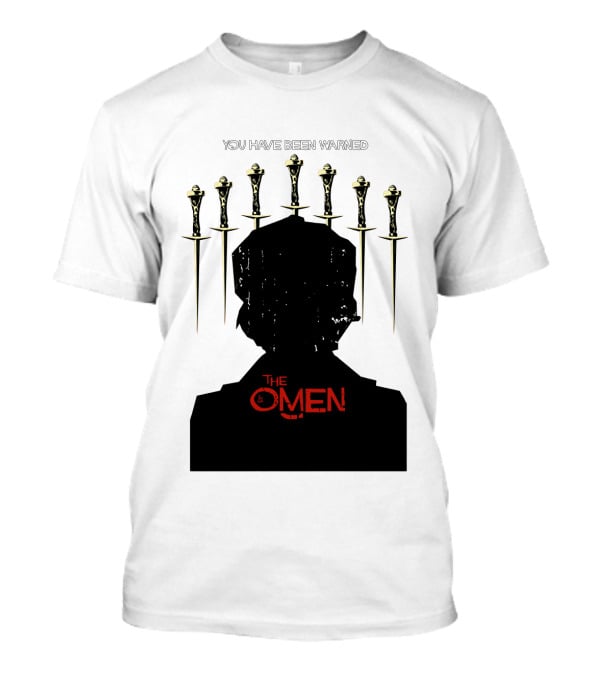You Have Been Warned The Omen 1976 Silhouette And Daggers T-Shirt