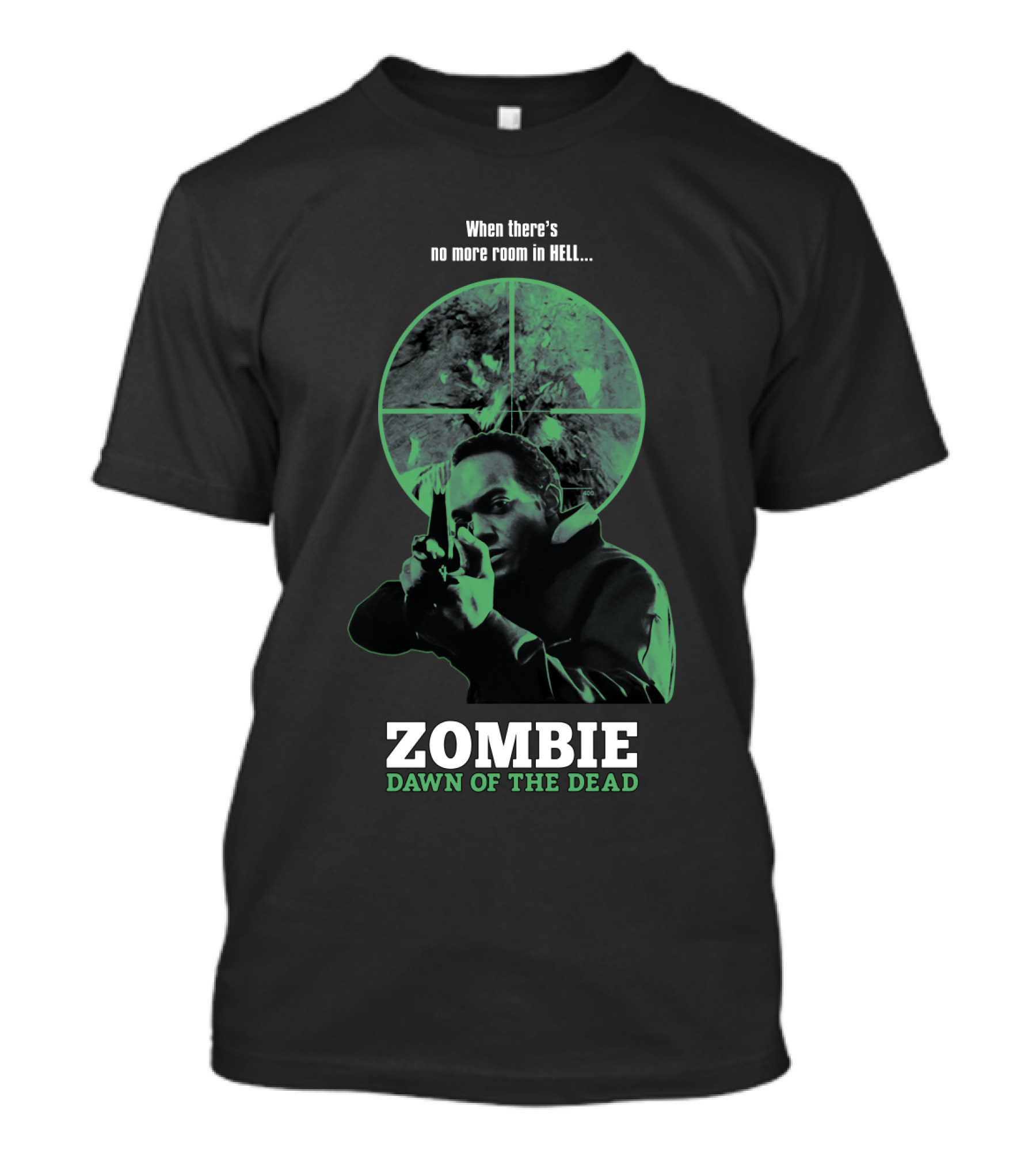 When There's No More Room In Hell Zombie Dawn Of The Dead 1978 T-Shirt