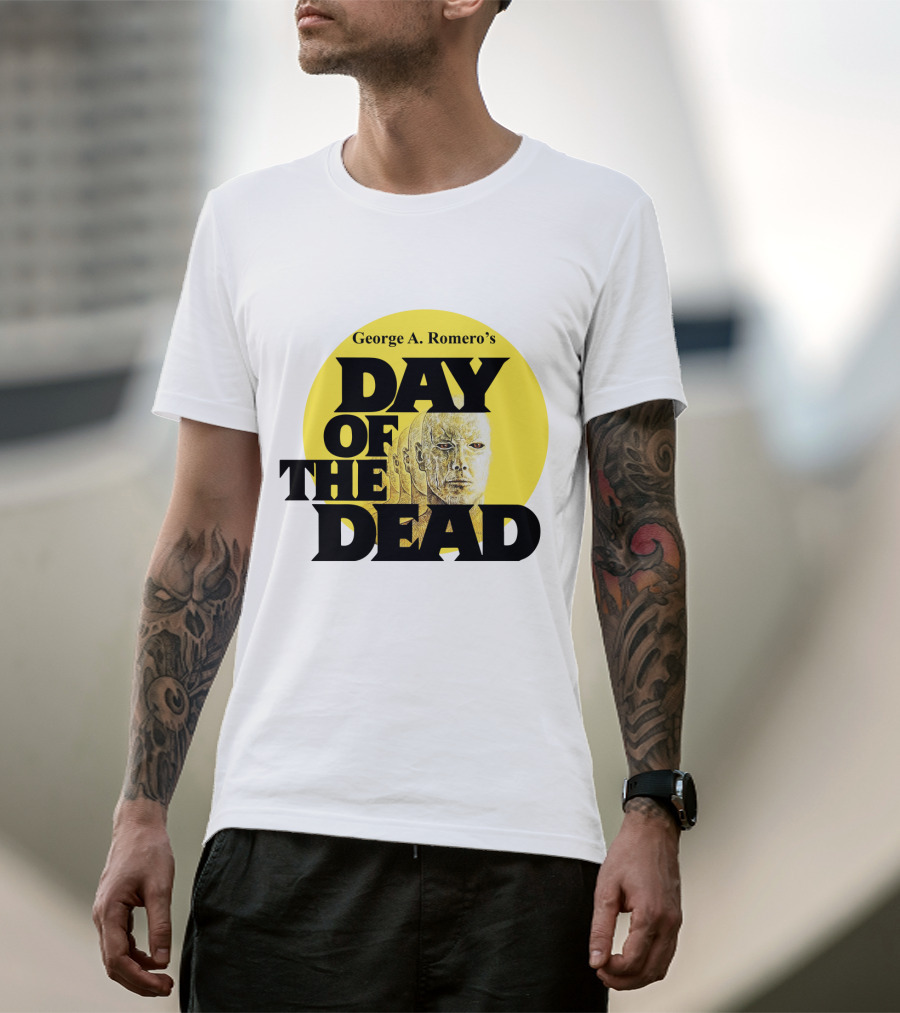 George A. Romero's Day Of The Dead Zombie Horror Movie T-Shirt