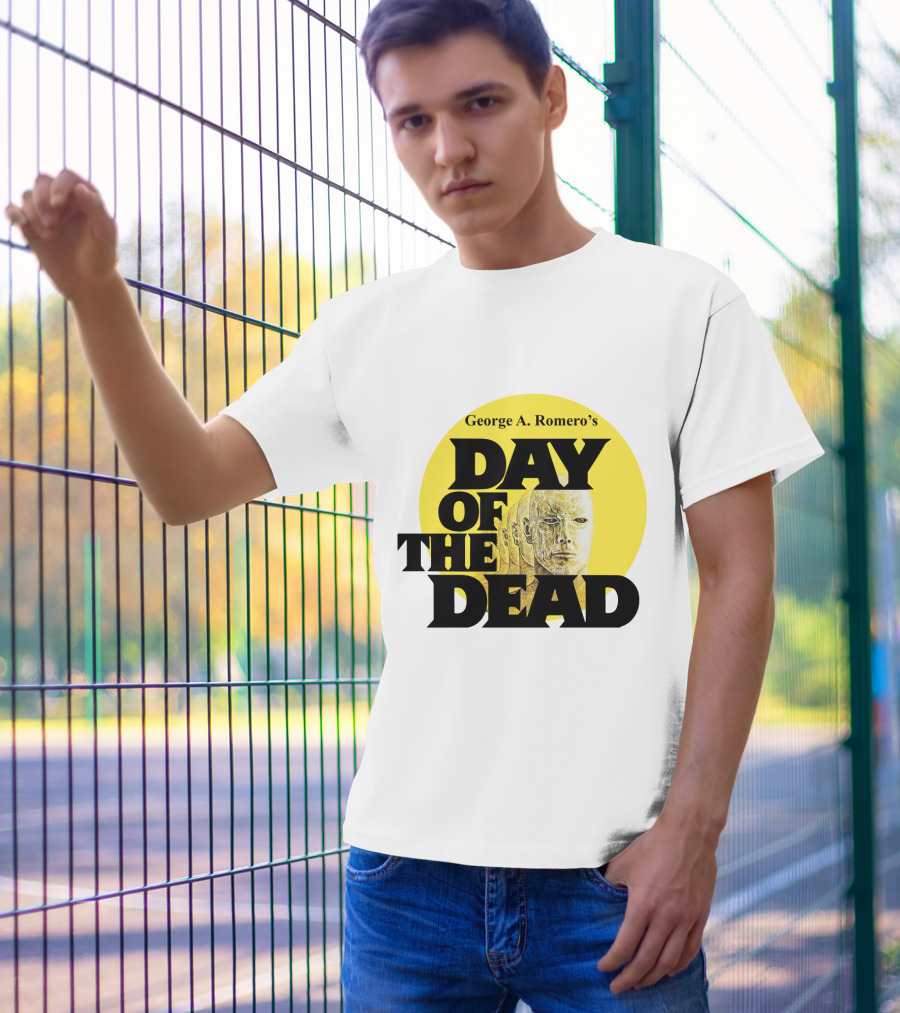 George A. Romero's Day Of The Dead Zombie Horror Movie T-Shirt